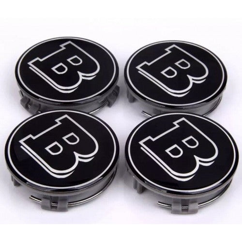4X BRABUS WHEELS CAR CENTER HUB CAP BADGE EMBLEM