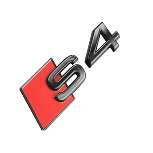 AUDI S4 LOGO BLACK GLOSS BADGE EMBLEM