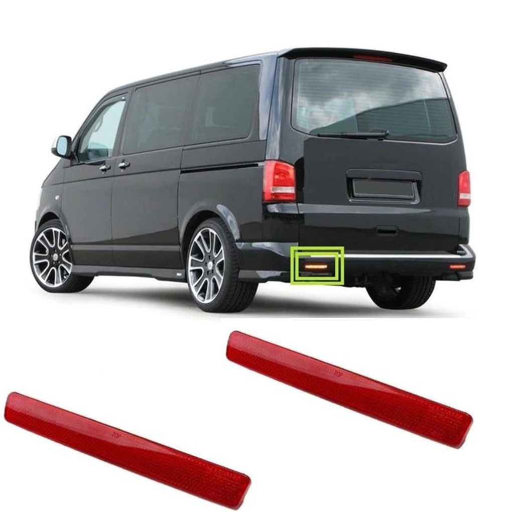 VW T5 2004-2011 7E0945105 7E0945106 Lens Rear Bumper Reflector Assembl